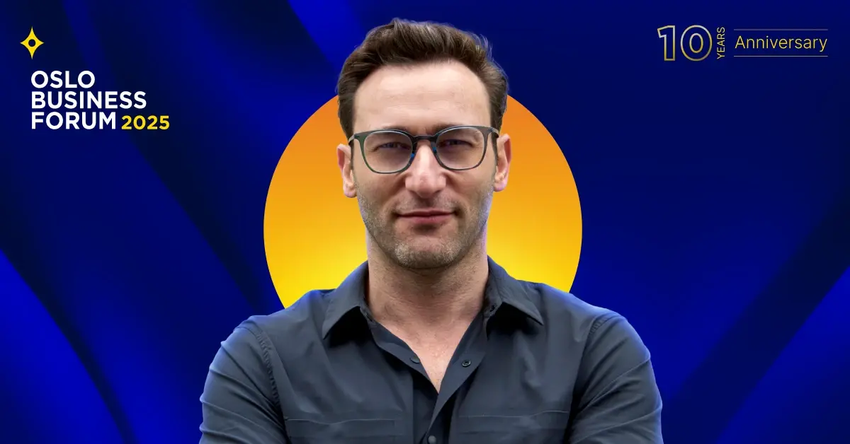 Simon Sinek to Oslo Business Forum 2025